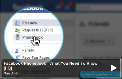 Facebook Phonebook - How Safe Is Your Cell Number?
