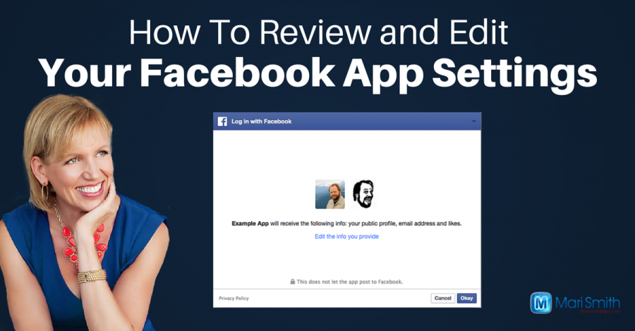 How To Check Your Facebook App Settings