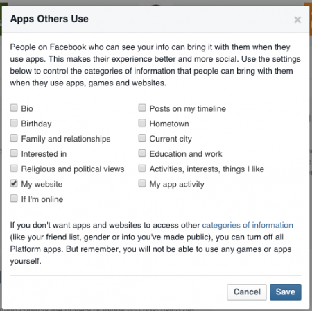 How To Check Your Facebook App Settings